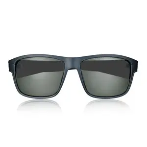 BREED Astor Polarized Sunglasses - Black/green