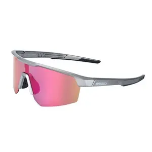 BREED Nyxon Shield Sunglasses - Silver/purple