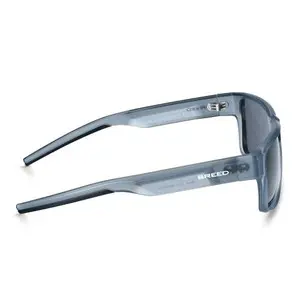 BREED Axion Polarized Square Frame Sunglasses - Grey/grey