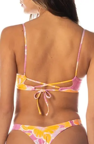 MAAJI Flamingo Glow Dainty Reversible Underwire Bikini Top