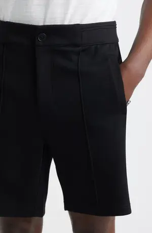 Bugatchi Soft Touch Pintuck Shorts
