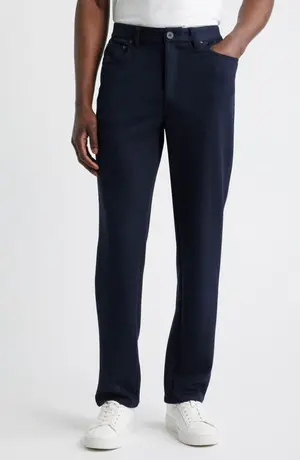 Bugatchi Five Pocket Pants - Navy