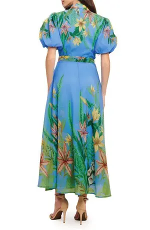 FLYING TOMATO Floral Shirtdress