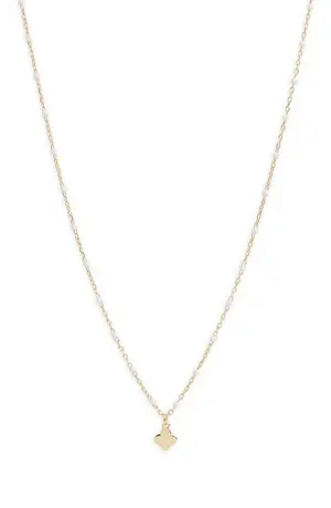 Argento Vivo Clover Pendant Necklace - Gold