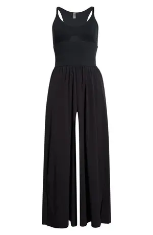 Free People Renewal Waves Jumpsuit - Black