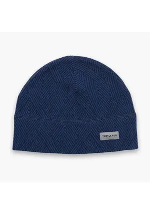 Turtle Fur Carefree Merino Wool Beanie - Diagonal Stride