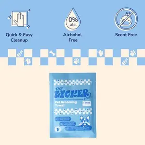 THE LICKER STORE Dog Bath And Grooming Towelssoft & Ultra-absorbent - 3 Count