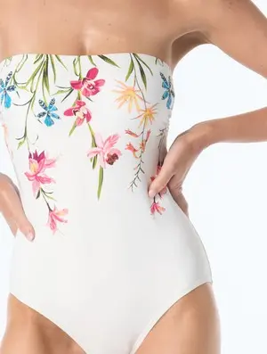 Vince Camuto Bandeau One-piece Swimsuit