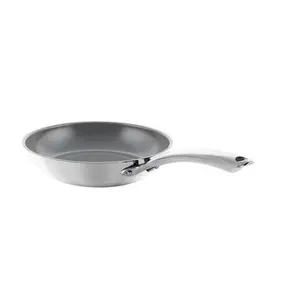 CHANTAL 3.clad 10-inch Fry Pan W/ Fusion Ti Nonstick Ceramic Coating - Silver