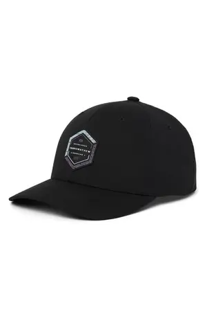 Travis Mathew Word Of Mouth Snapback Baseball Cap - Black