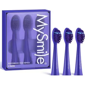 MYSMILE Dy156 Electric Toothbrush Replacement Heads - Black