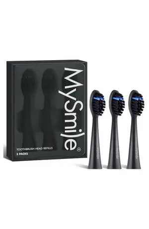 MYSMILE Dy156 Electric Toothbrush Replacement Heads - Black