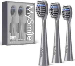 MYSMILE Dy156 Electric Toothbrush Replacement Heads - Grey