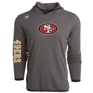 Greyson Clothiers San Francisco 49ers Long Sleeve Hoodie T-shirt - Gray