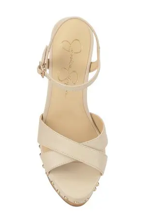 Jessica Simpson Samintia Platform Sandal - Soft Ivory