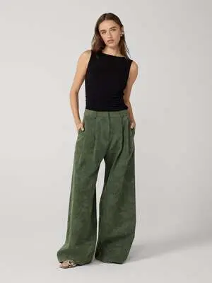 Diane Von Furstenberg Button Detailed Pants For Women
