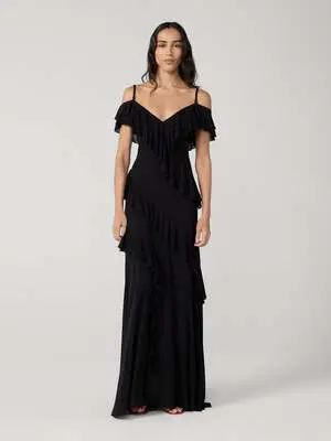 Diane Von Furstenberg Sofia Ruffle Maxi Dress