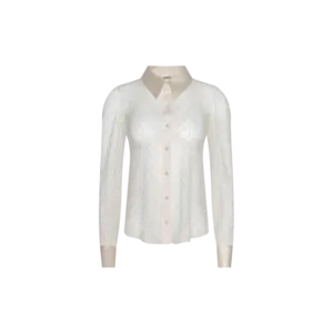 L'Agence Sophie Long-sleeved Blouse Top - Ecru