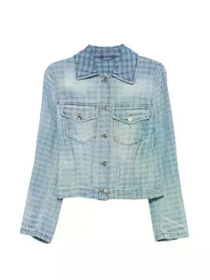Ermanno Scervino Check Pattern Jacket