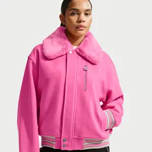 c*e様 NOHRA Pearly jacket 貝ボタン ジャケット Nike Naomi Osaka Varsity Wool Jacket In Pink - 35% Off | Editorialist