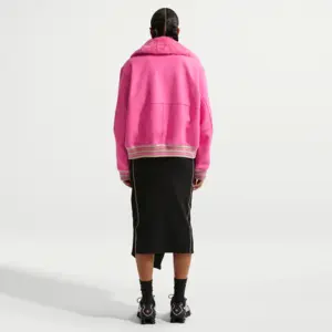 Nike Naomi Osaka Varsity Wool Jacket In Pink - 35% Off | Editorialist
