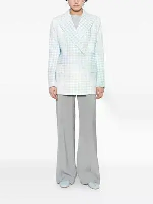 Ermanno Scervino Double-breasted Checked Blazer