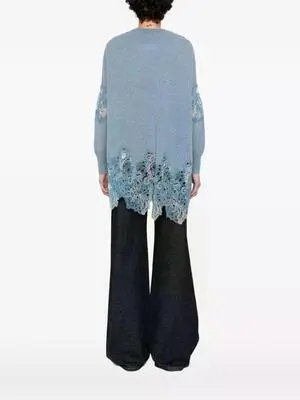 Ermanno Scervino Lace Trimmed Sweater