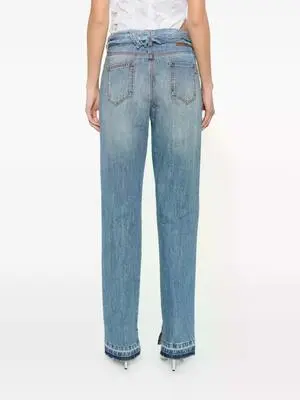 Ermanno Scervino Lace-belted Jeans