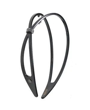 Alexandre De Paris Cluny Headband Black