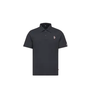 Moncler Logo Patch Polo Shirt - Blue