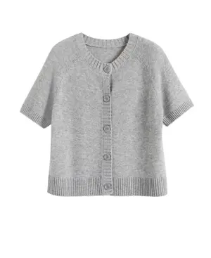 Chinti & Parker Wool Cashmere Button Tee