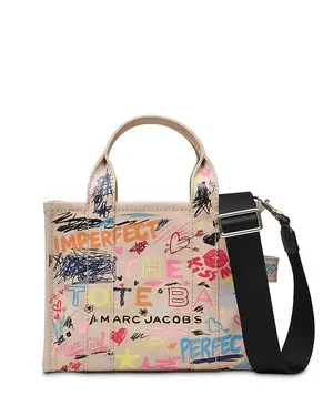 Marc Jacobs The Punk Scribble Canvas Small Tote Bag