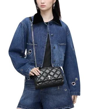 Marc Jacobs Quilted Shoulder Bag - Black