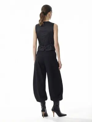 Alaïa Petal Trousers - Black