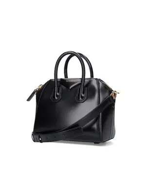 Givenchy Mini Antigona Handbag - Black