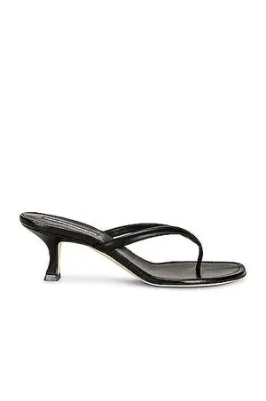 Manolo Blahnik Paterno 50 Leather Sandal