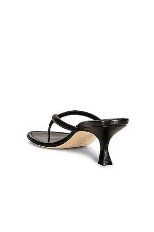 Manolo Blahnik Paterno 50 Leather Sandal