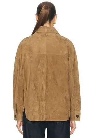 ARMA Kaylee Suede Jacket - Olive