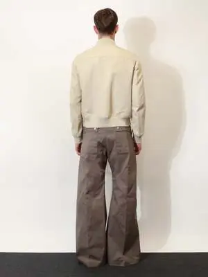 Rick Owens Heizer Flight Organic Cotton Jacket - Beige