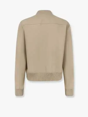 Rick Owens Heizer Flight Organic Cotton Jacket - Beige