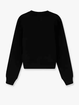 ENTIRE STUDIOS Cotton Crewneck Sweatshirt - Black