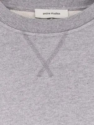 ENTIRE STUDIOS Pod Crew Cotton Sweatshirt - Grey