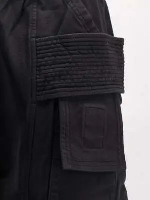 Rick Owens Cotton Trousers - Black