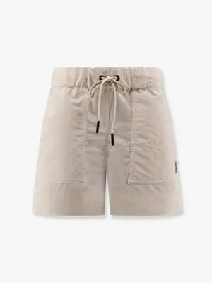Moncler Daynamic Shorts With Logo Patch