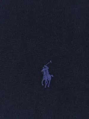 Polo Ralph Lauren Cotton Sweater With Embroidered Logo - Blue