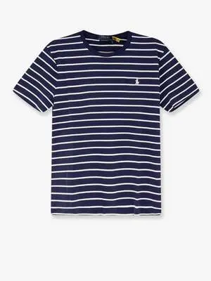 Polo Ralph Lauren Cotton Tshirt With Striped Pattern