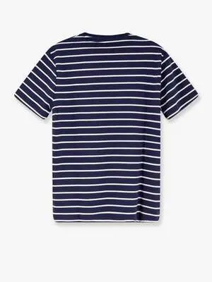 Polo Ralph Lauren Cotton Tshirt With Striped Pattern