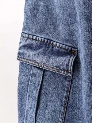 Alaïa Denim Cargo Jeans