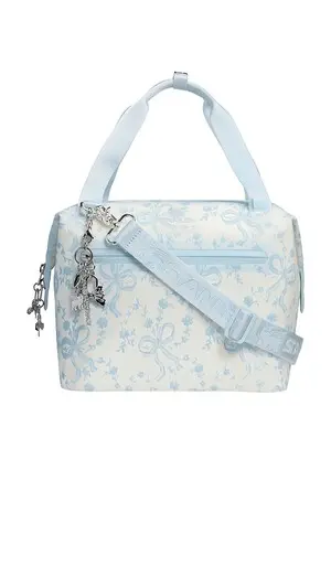 STANLEY X Loveshackfancy The -day Julienne Mini Cooler 7.4qt In Baby Blue - Coquette Bow Winter Ice