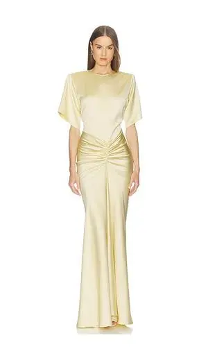 Andamane Iris Short Sleeve Maxi Dress